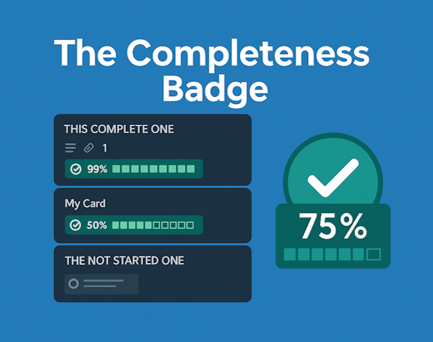 Completeness Badge Power-Up | Trello
